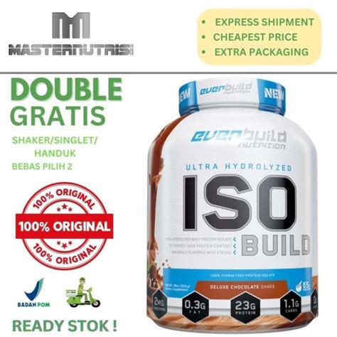 promo everbuild iso build 5 lb hydrolized whey isolate diskon 33 di