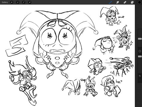 Jax And Pomni Artwork By Jakeneutron R Thedigitalcircus