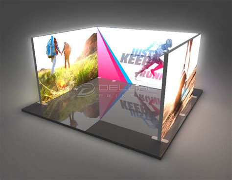 Backlit Modular Shell Scheme Dubai — Exhibition Frames