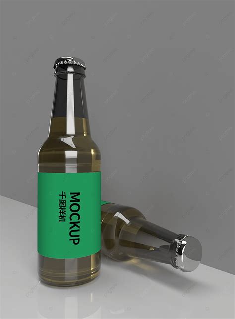Beer Bottle Packaging Effect Prototype Template Download On Pngtree