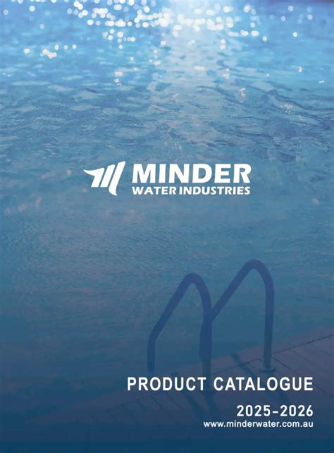 Minder Water Industries Catalogue 2025 2026 Resolution Downgraded Version Pdf Minder Water