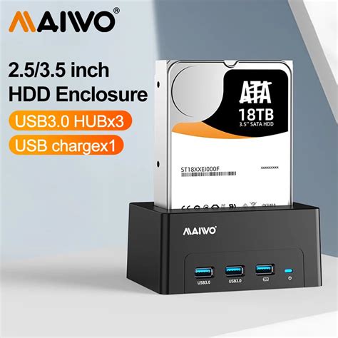 Maiwo Hard Drive Docking Station Usb To Sata Hdd Docking Station For Inch Sata Hdd