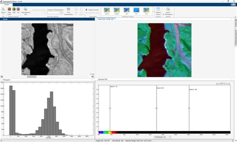 explore hyperspectral data in the hyperspectral viewer matlab and simulink