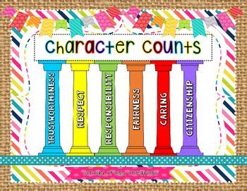 Character Counts Posters Character Counts Pillars Of Character 6