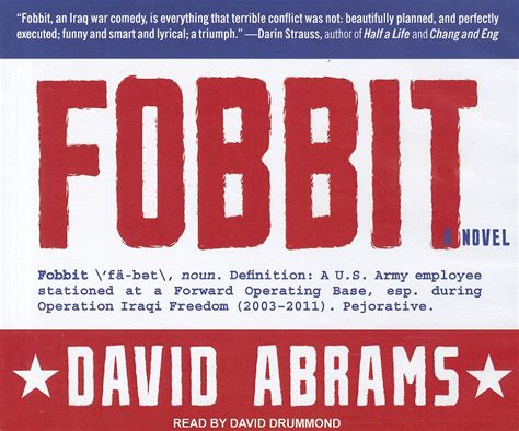 Fobbit Abrams David Drummond David 9781452609553 Books