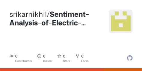 Github Srikarnikhil Sentiment Analysis Of Electric Vehicles In Usa