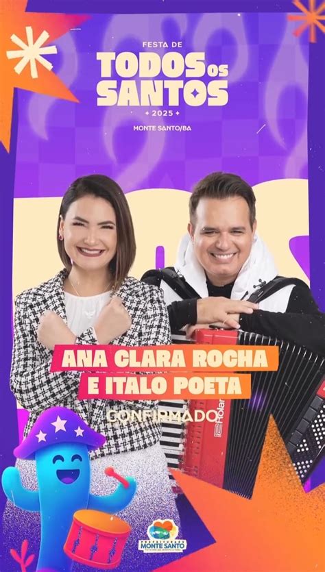 Romaria De Todos Os Santos 2025 Terá Apresentação Especial De Ana Clara