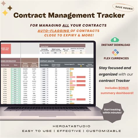 The Contract Management Tracker Report Manage Your Contracts