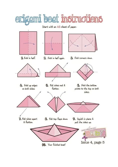 Easy Origami Boat Directions Origami Boat Youtube