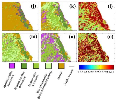 9 pixel classification using the unsupervised method simulated