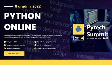 Blog Pytech Summit 2022 Online Winter Edition Największa Polska
