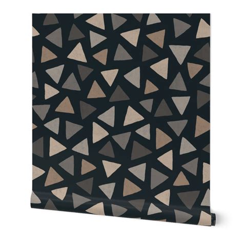 Spectrum Of Symmetry A Monochromatic Wallpaper Spoonflower