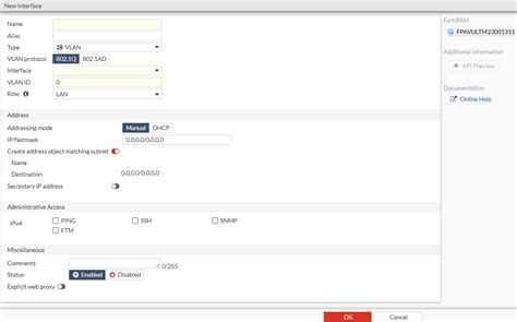 Creating An Interface Fortipam 130 Fortinet Document Library