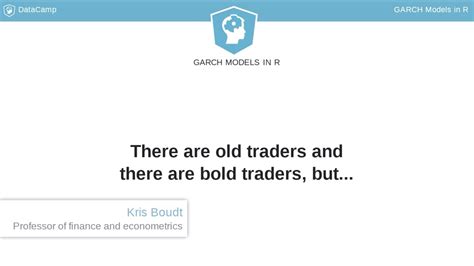 R Tutorial Analyzing Volatility Youtube