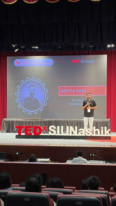 Aditya Rana On Linkedin Tedxsiunashik Coorganizer Teamwork Ideasworthspreading 21 Comments