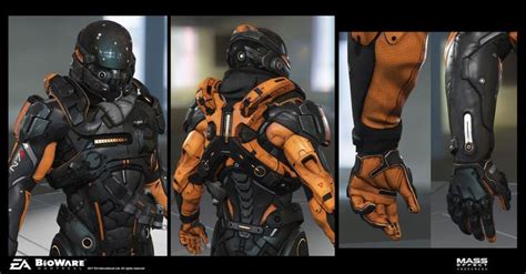 The Art Of Mass Effect Andromeda Mass Effect Armor Futuristic Armour
