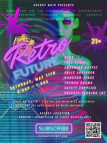Retro Future 2024poster Cherry Noir Retro Future Poster Flickr
