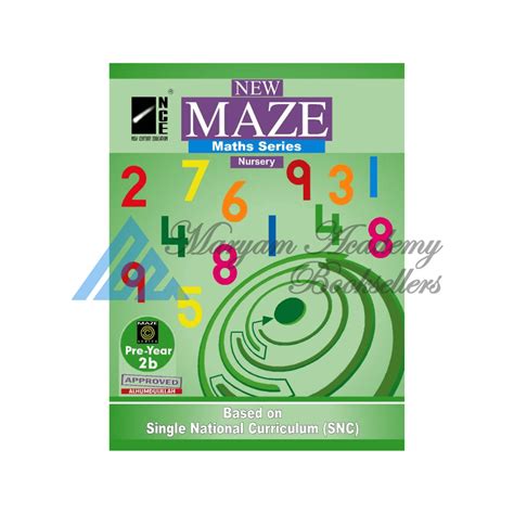 Maze Maths Workbook 2b Maryam Academy Booksellers