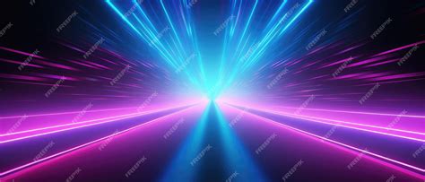 Premium Ai Image Time And Space Tunnel Light Shuttle Background Material