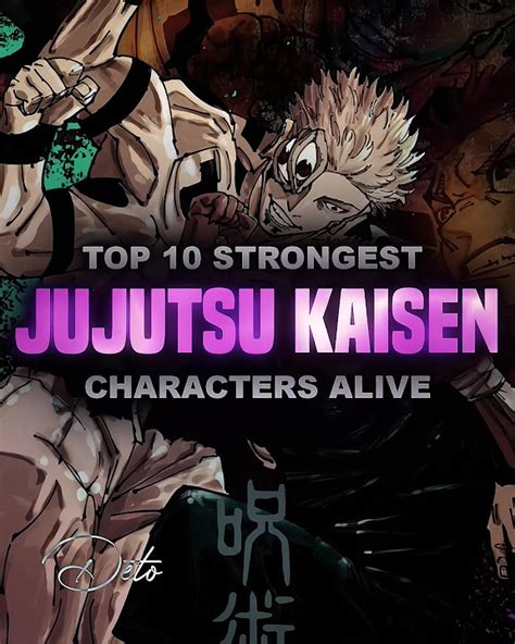 Top 10 Strongest Jjk Characters Alive 💀 Jujutsu Kaisen Anime Manga