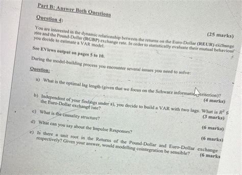Solved Question 4 You Are Interested In The Dynamic Chegg Com