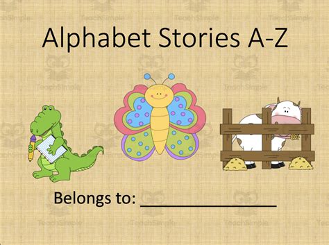 Alphabet Story Book For Letters A Z By Teach Simple