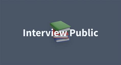 Interview Public A Hugging Face Space By Qualz
