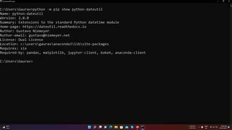 How To Install Python Dateutil On Windows Geeksforgeeks