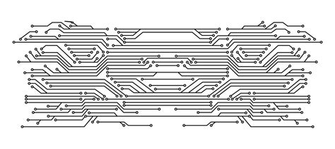 Premium Vector Electronics Board High Tech Digital Data Connection System Concept Circuit