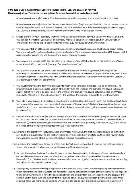 Module 2 Coding Assignment Coursera Course If You Havent Already