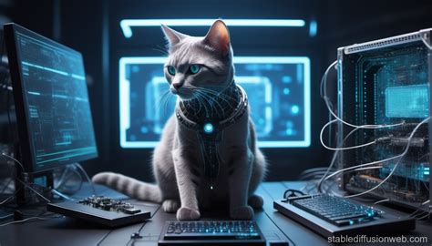 Quantum Computer Design With Neutral Atoms In Cyberpunk Style Stable