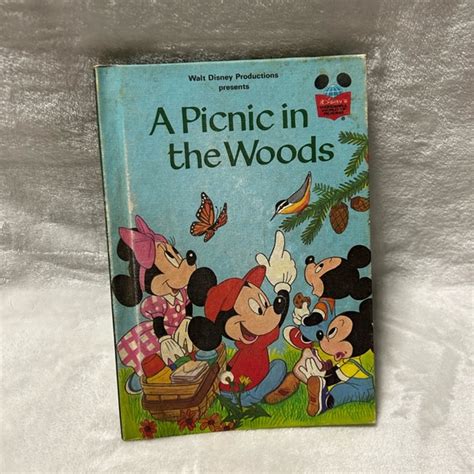 Other Vintage A Picnic In The Woods Walt Disney Hardcover Book Poshmark