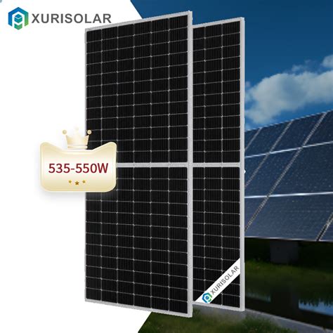 144 Half Cell Solar Module 535w 540w 550w Mono Solar Cell With 25 Years