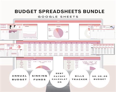 Personal Finances Template Google Sheets All In One Spreadsheets Annual Budget Bills Tracker