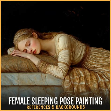 Artstation 303 Female Sleeping Pose Painting