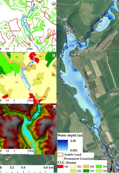 Visualization Of Flood Risk Evaluation Results A Range Of The Flood