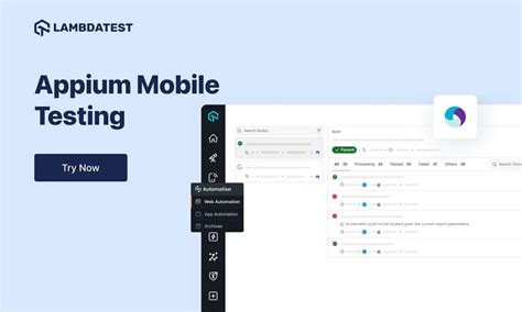 Appium Mobile Testing Platform Online Appium Testing