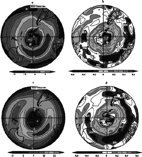 A B Seasonal Mean 850 Hpa Zonal Wind A And Its Spatial Correlation