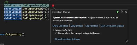 C Devexpress Collectionview Collapse Group Problem In Xamarin Forms