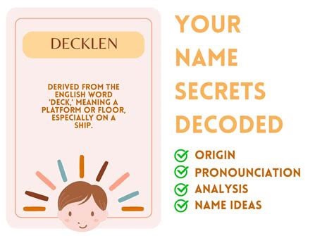 Decklen Boy Name Meaning And Pronunciation