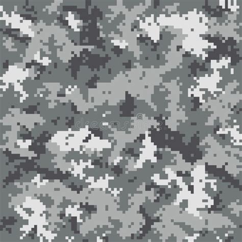 Digital Camouflage Pattern Stock Vector Illustration Of Modern 16485306