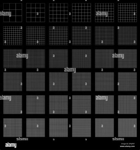 Grid Mesh Pattern Plotting Graph Paper Texture Stock Vector