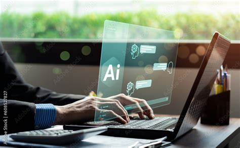 Business People Using Artificial Intelligence Ai Automation