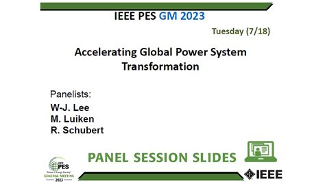 Accelerating Global Power System Transformation | IEEE Resource Center