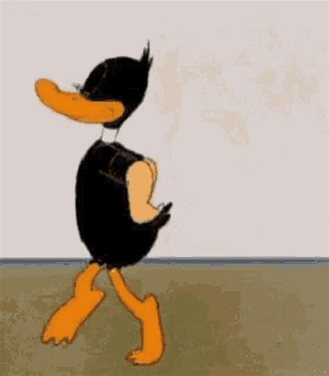 Walking Daffy Duck Looney Tunes Sexy Flirting Undress 