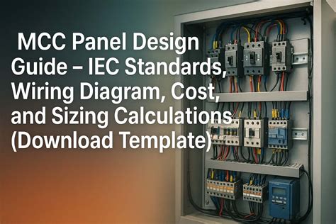 Mcc Panel Design Guide Iec Standards Wiring Diagram Cost And Sizing Calculations Excel