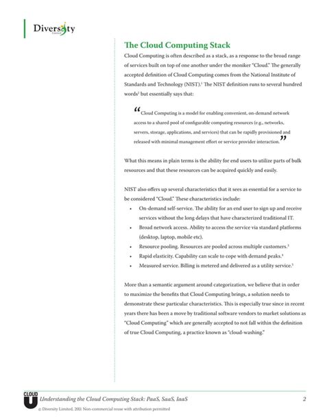 Understanding The Cloud Computing Stack Pdf Cloud Computing Internet