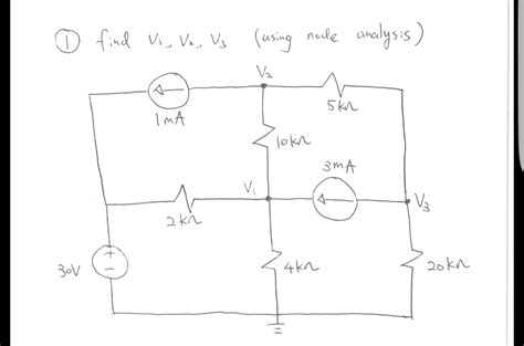 Solved Find V V V Using Node Analysis Chegg