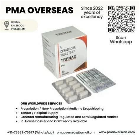 Cefadroxil 500 Mg Tablets Packaging Size 10x10 At ₹ 4250stripe In