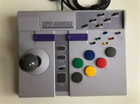 Super Advantage Joystick Controller For Super Nintendo Snes Boxed